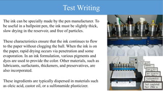 How ball point pen is made | PPTX