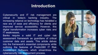 How Banks Can Develop an Effective Framework for IT and Cyber Risk ...