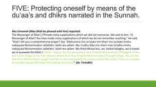 How Barakah is to be sought.pptx