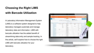 How Barcodes Can Improve Lab Efficiency with LIMS.pptx