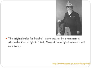 How baseball started | PPT