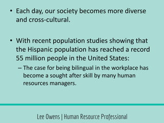 How Being Bilingual Can Boost Your Career | PPTX