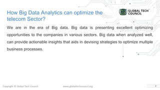 How big data analytics can optimize the telecom sector | PPT