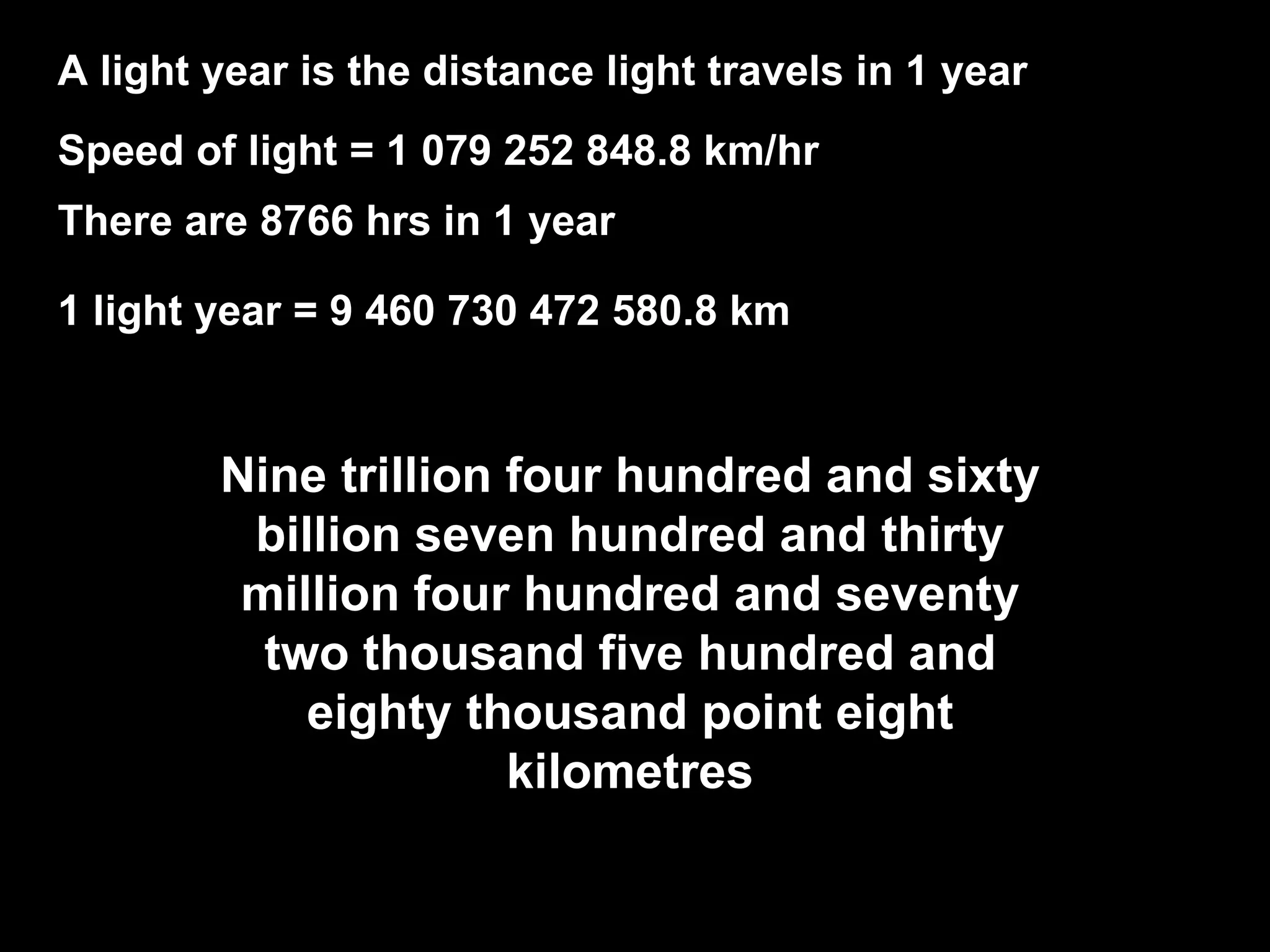 How big is space | PPT