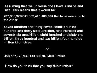 How big is space | PPT