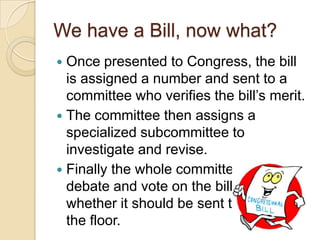 How a Bill Becomes Law | PPTX