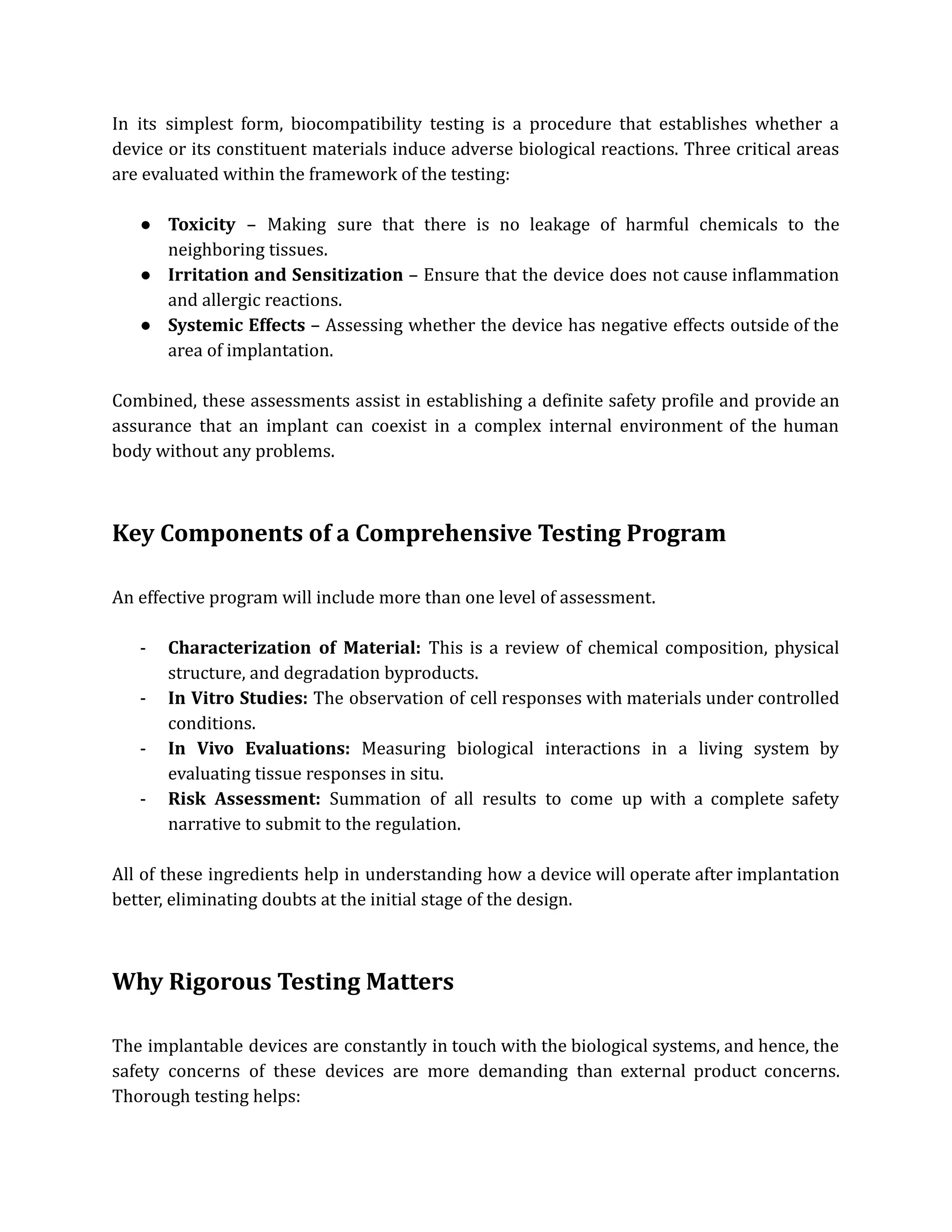 How Biocompatibility Testing Ensures the Safety of Implantable Devices ...