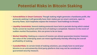 How Bitcoin Staking Protocols Create Wealth Insights for Smart Investors.pptx