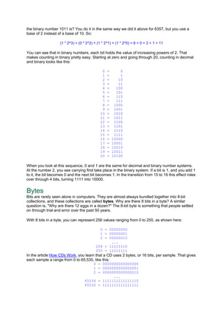 How bits and bytes work | PDF
