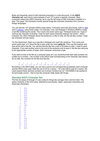 How bits and bytes work | PDF