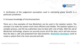 How blockchain can fix tax issues | PPT