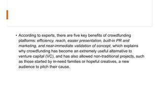 How blockchain is revolutionizing crowdfunding | PPTX