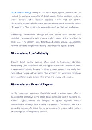 HOW BLOCKCHAIN IS SHAPING THE FUTURE OF THE METAVERSE.pdf