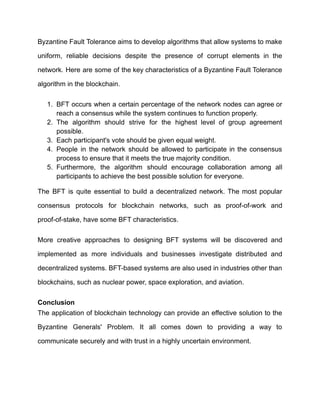 How Blockchain solves the Byzantine Generals Problem.pdf