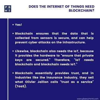 How Blockchain Will Transform the IoT | PDF | Internet | Computing