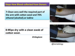 How blood collected from donors | PDF