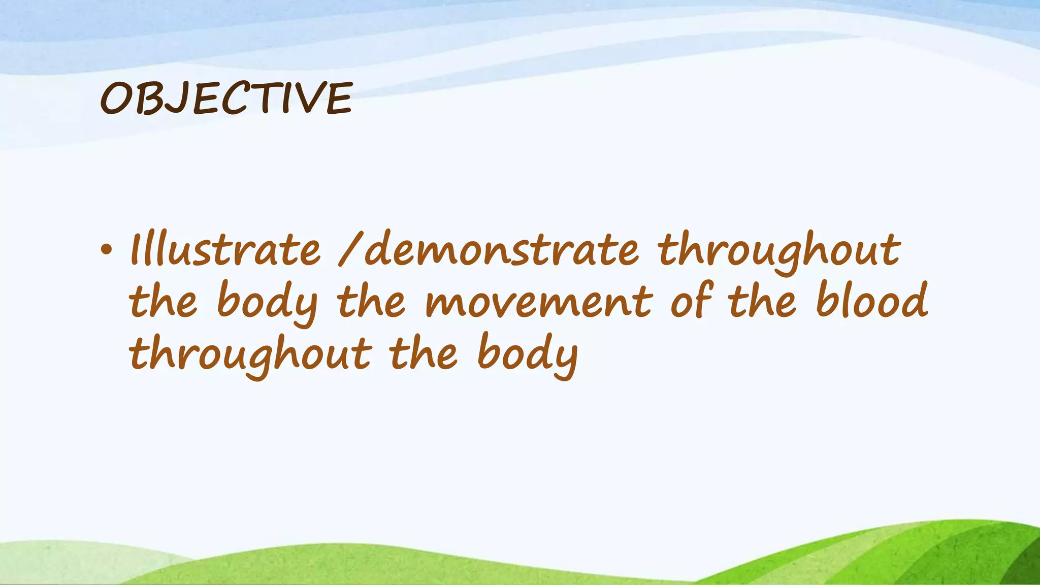 How blood moves around the body (Lesson 3) | PPTX | Heart and ...