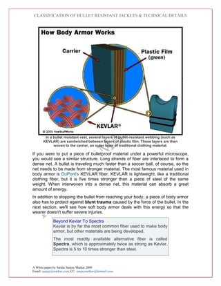 How Body Armor Works | PDF