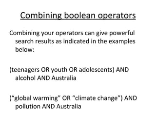 How Boolean Works Audio | PPT