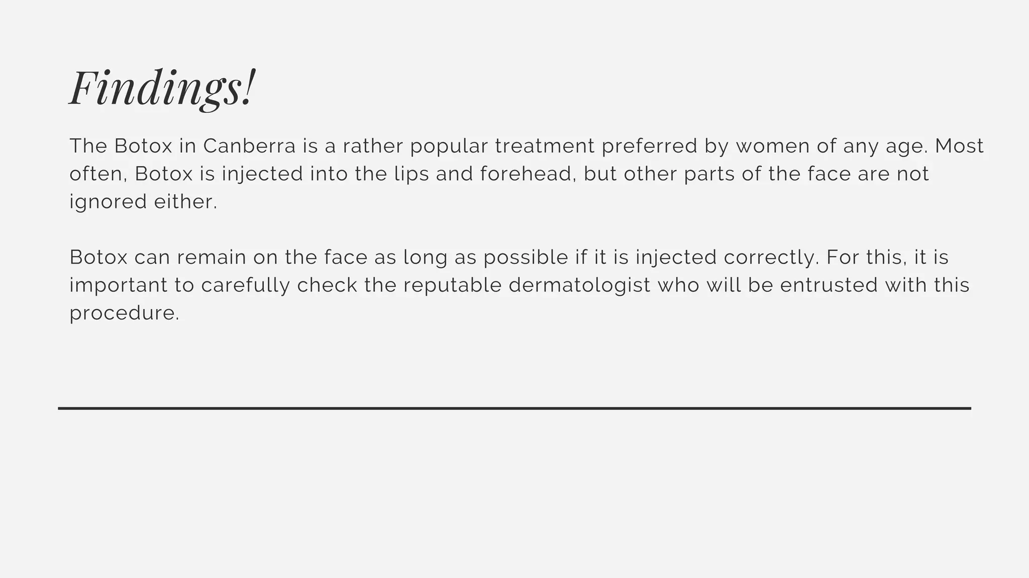 Know How Botox treatment works on the face | PDF