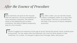 Know How Botox treatment works on the face | PDF