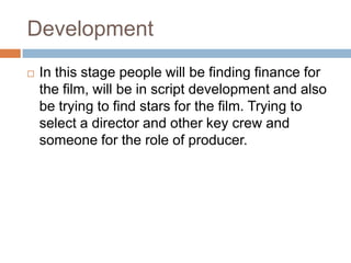 Stages of production | PPTX
