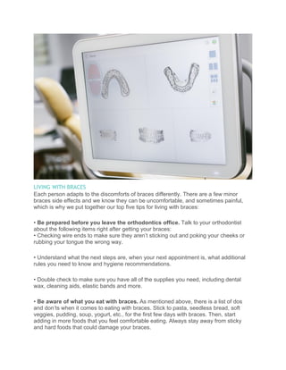 How braces work to straighten your teeth | PDF