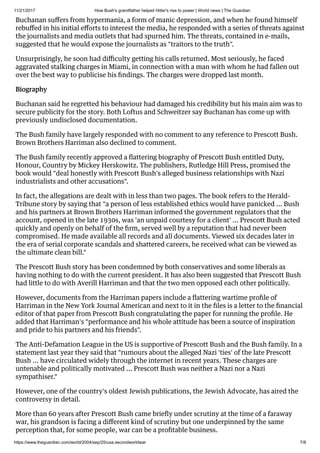 How bush's grandfather helped hitler's rise to power world news the ...