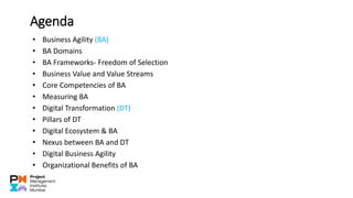 How business agility helps in accelerating digital transformation? | PPT