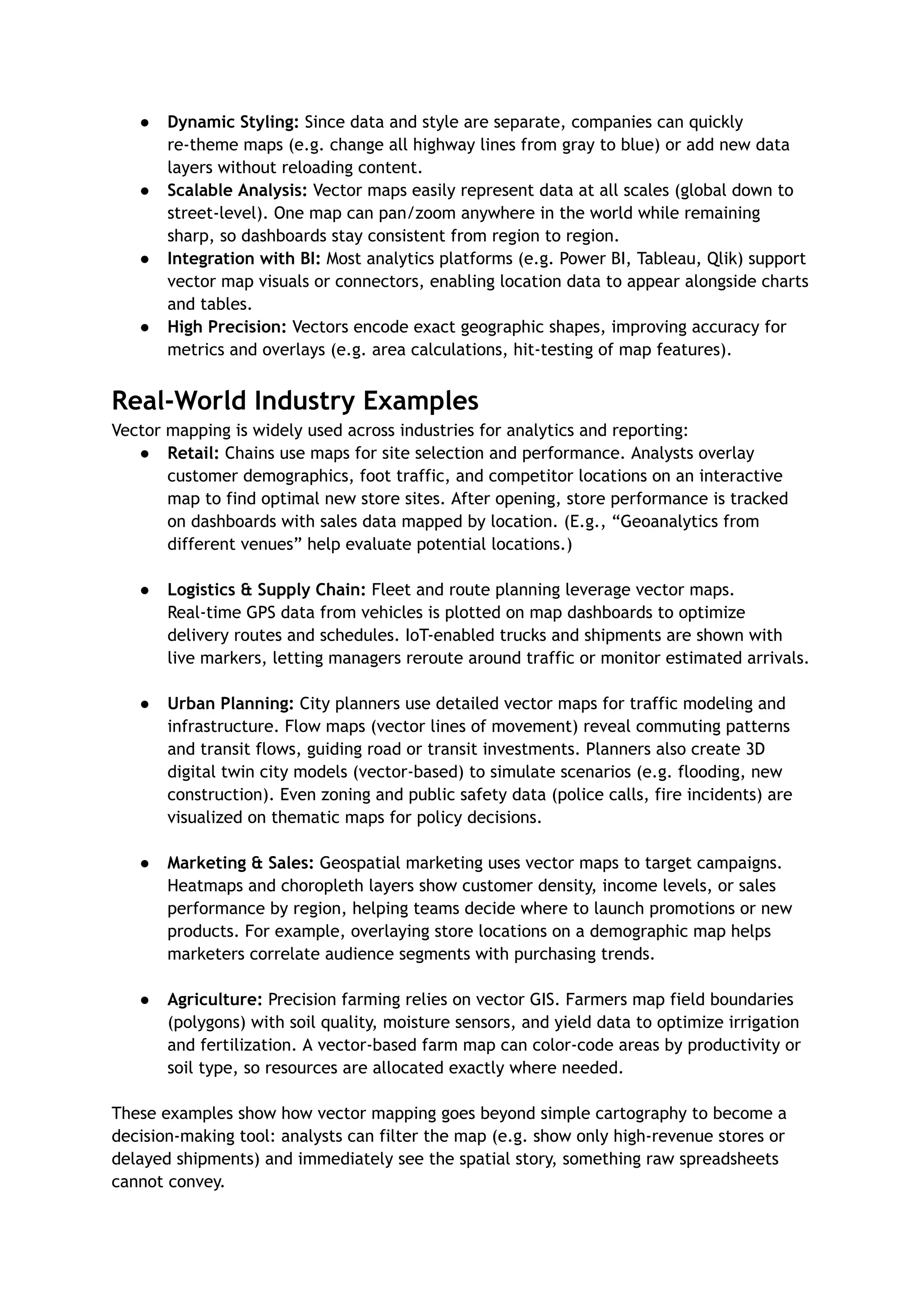 How Businesses Use Digital Vector Maps for Analytics, Reporting, and ...