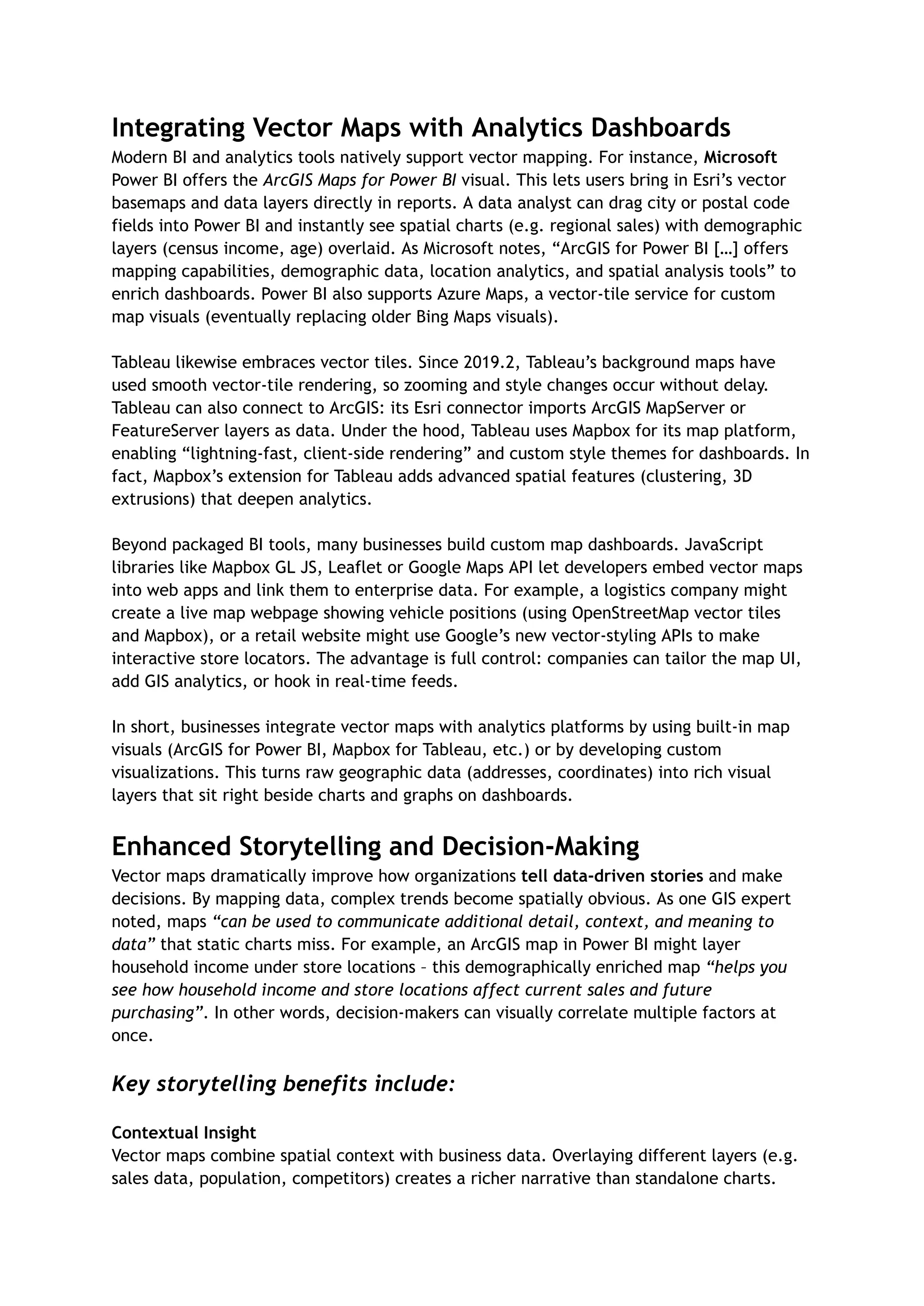 How Businesses Use Digital Vector Maps for Analytics, Reporting, and ...