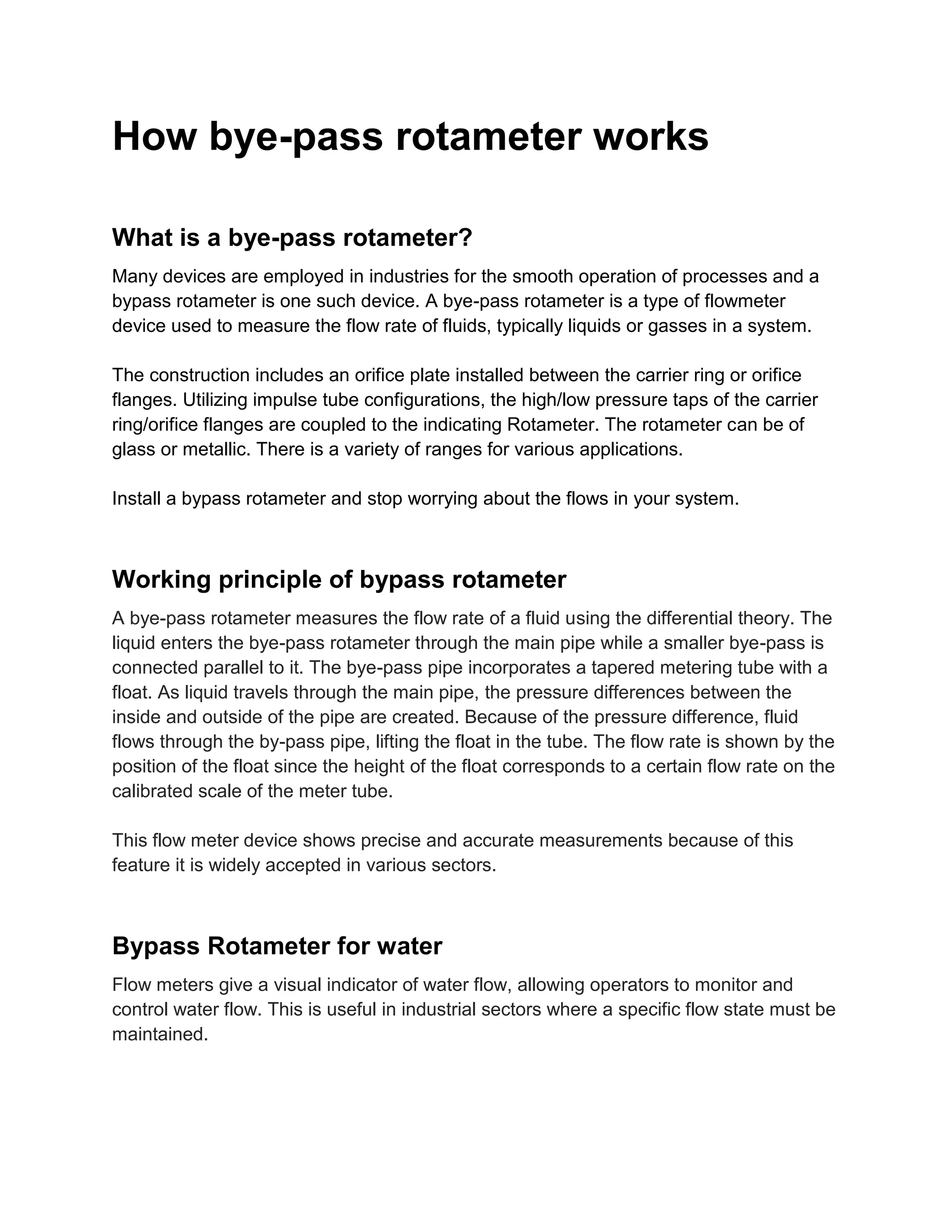 How bye-pass rotameter works.docx
