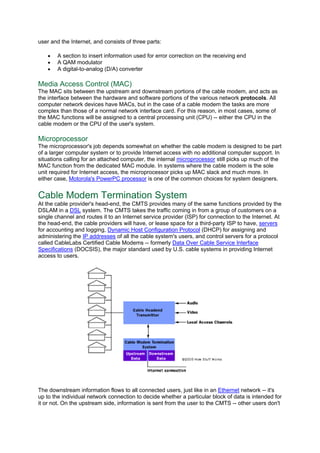 How cable modems work | PDF