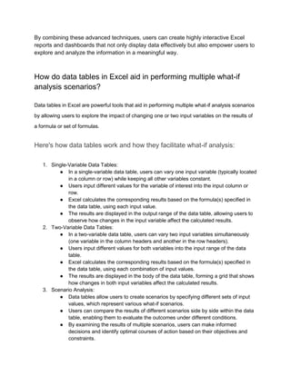 How can advanced Excel skills benefit professionals in finance and ...