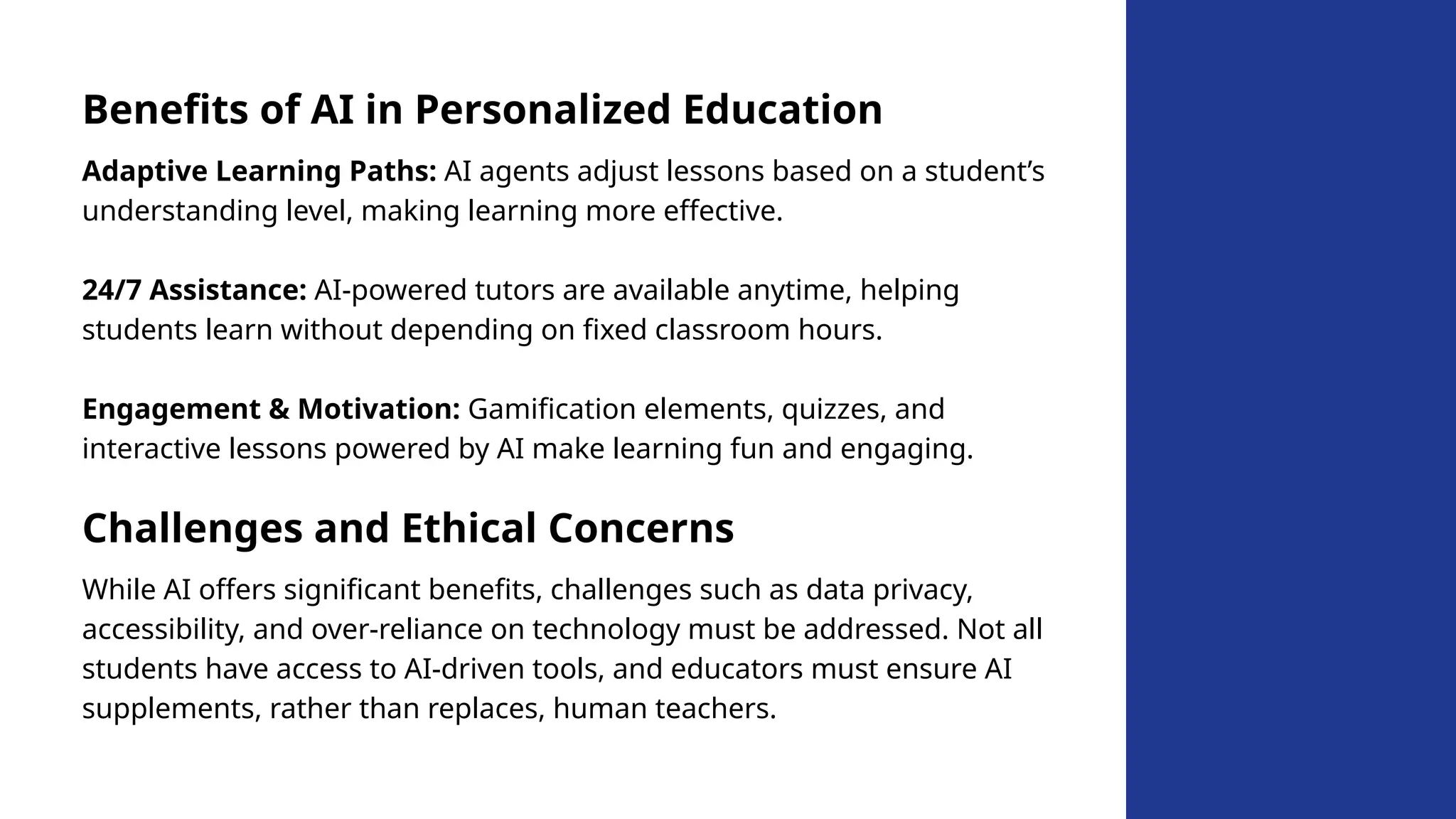 How Can AI Agents Transform Personalized Learning in Education? | PPTX