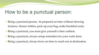 how can a person be punctual.pptx
