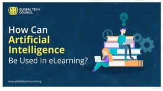 How can artificial intelligence be used in e learning | PDF