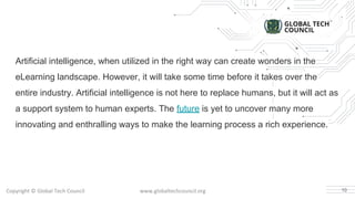 How can artificial intelligence be used in e learning | PDF