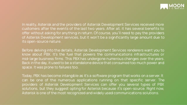 How Can Asterisk Development Services Solve Your Problems? | PPT