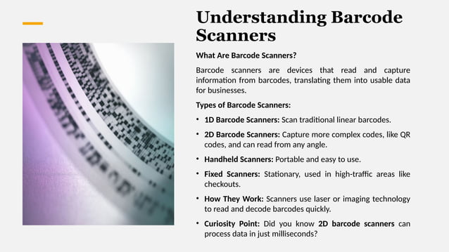 How Can Barcode Scanners Improve Operational Efficiency? | PPT | Free ...