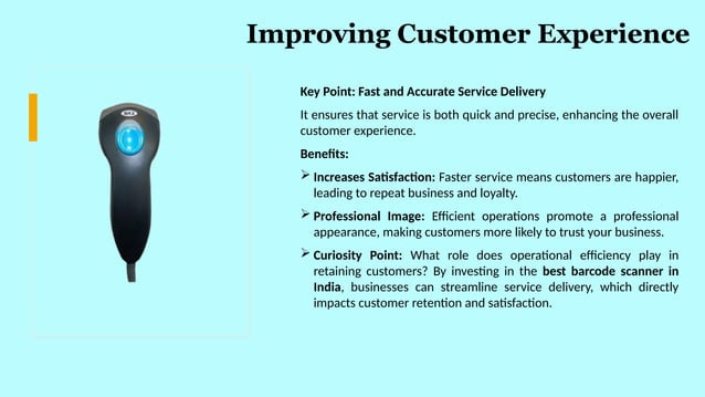 How Can Barcode Scanners Improve Operational Efficiency? | PPT | Free ...