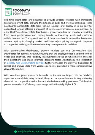 Maximize ROI with Customizable Data Dashboards | PDF