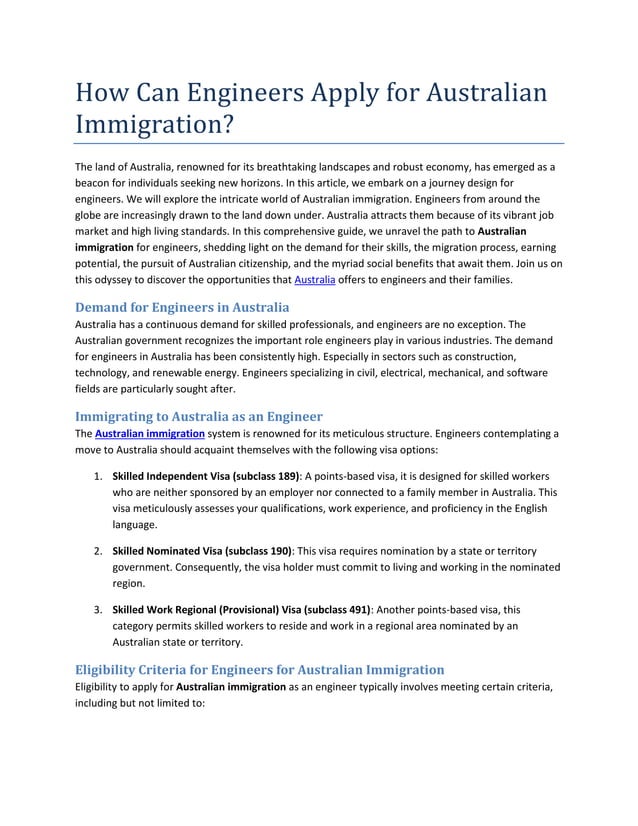 How Can Engineers Apply for Australian Immigration.docx