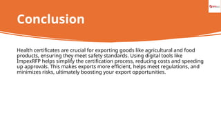 How Can Health Certificates Streamline Your Export Process.pptx