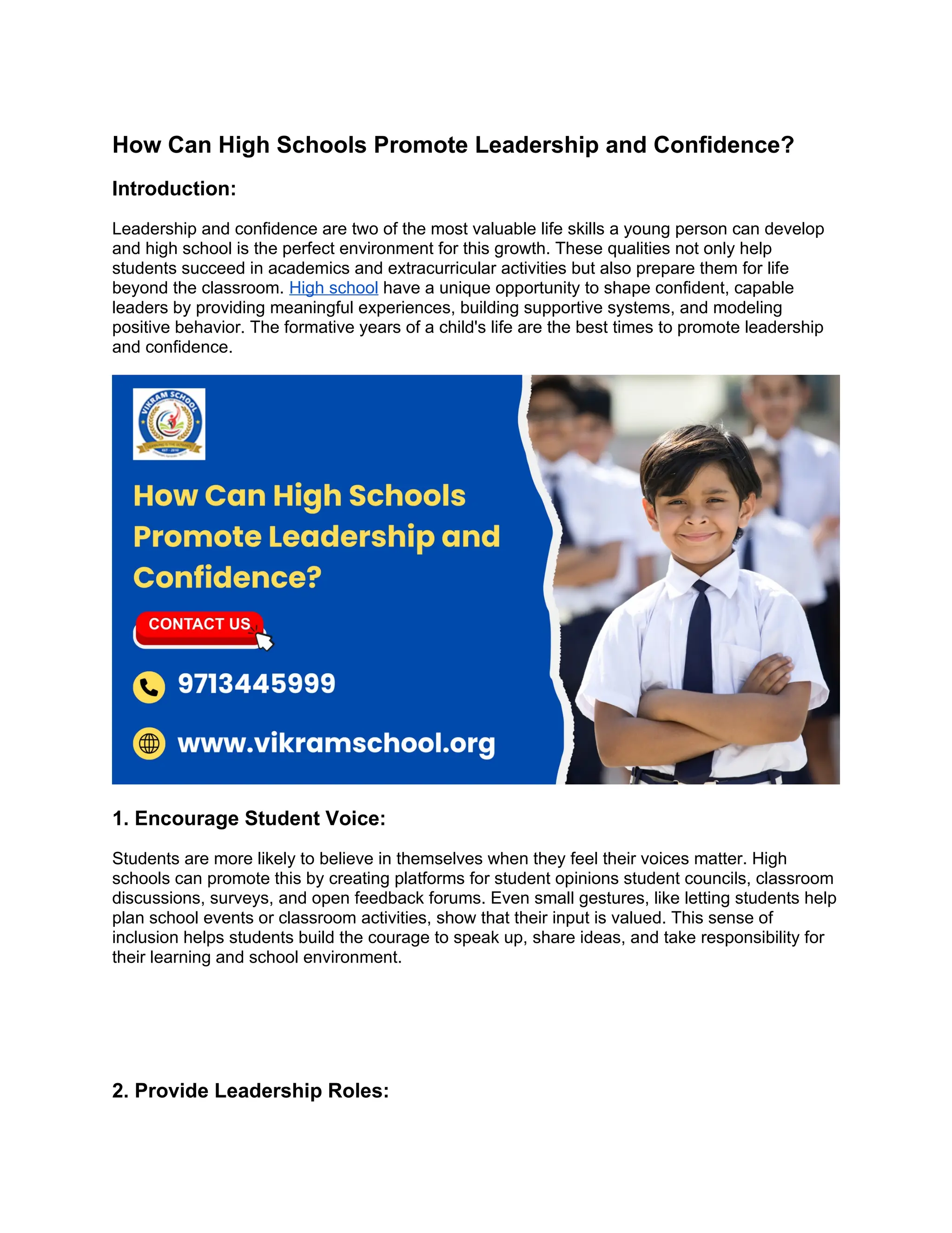 How Can High Schools Promote Leadership and Confidence.docx