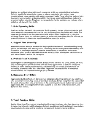 How Can High Schools Promote Leadership and Confidence.docx