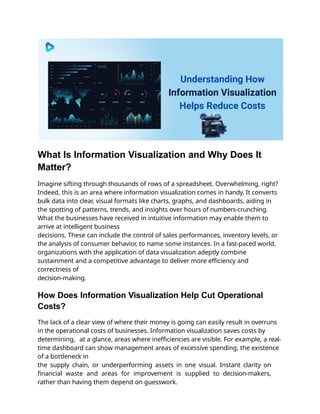 Information Visualization: Transforming Business Efficiency | PPTX
