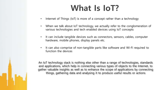 How Can IoT Make Cities "Smart"? | PPTX
