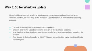 How Can I Rectify QuickBooks Error Code 12057.pptx