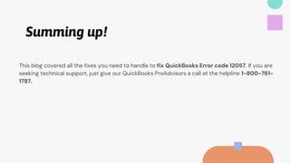 How Can I Rectify QuickBooks Error Code 12057.pptx